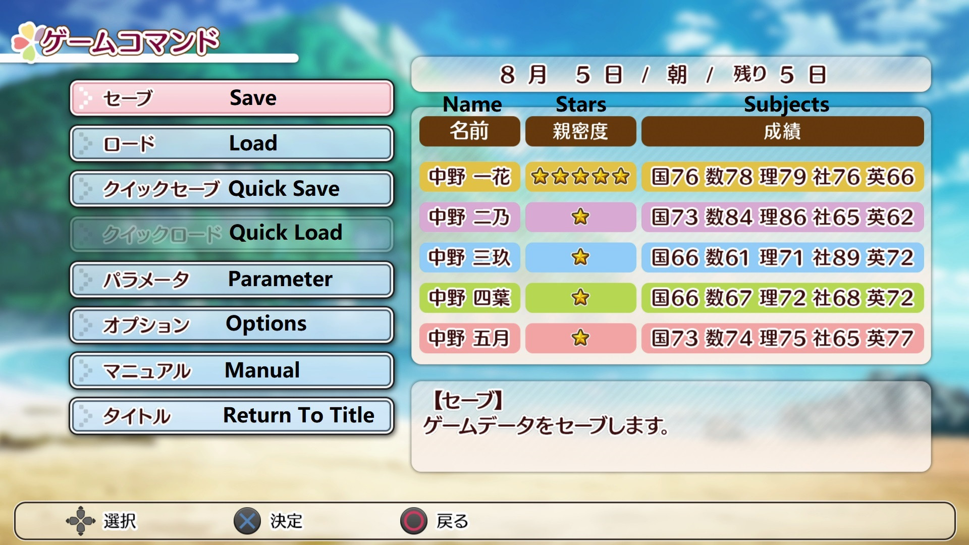 五等分の花嫁∬ ～夏の思い出も五等分～ 限定版 Trophy Guide • PSNProfiles.com