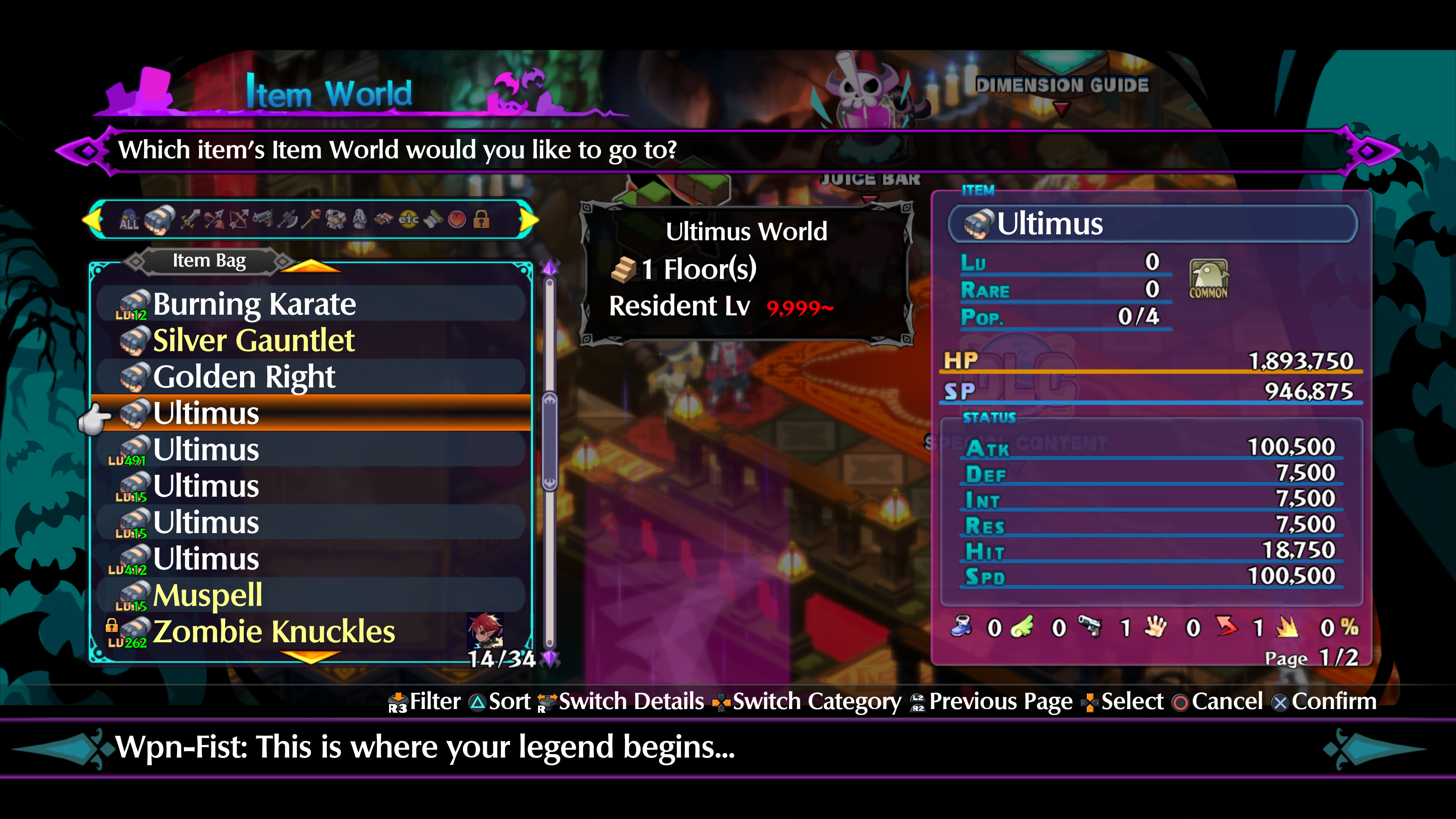 A Legend in This Hand Trophy • Disgaea 6 Complete • PSNProfiles.com