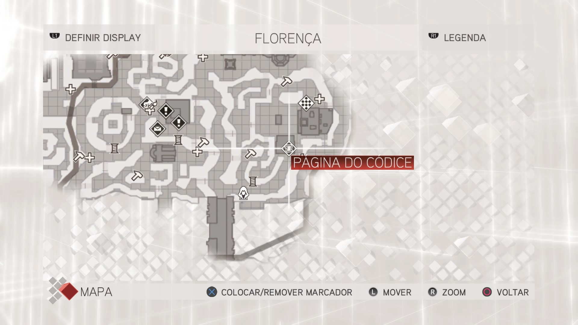 Assassins Creed 2 Florence Viewpoint Map In Memory Of Petruccio Trophy