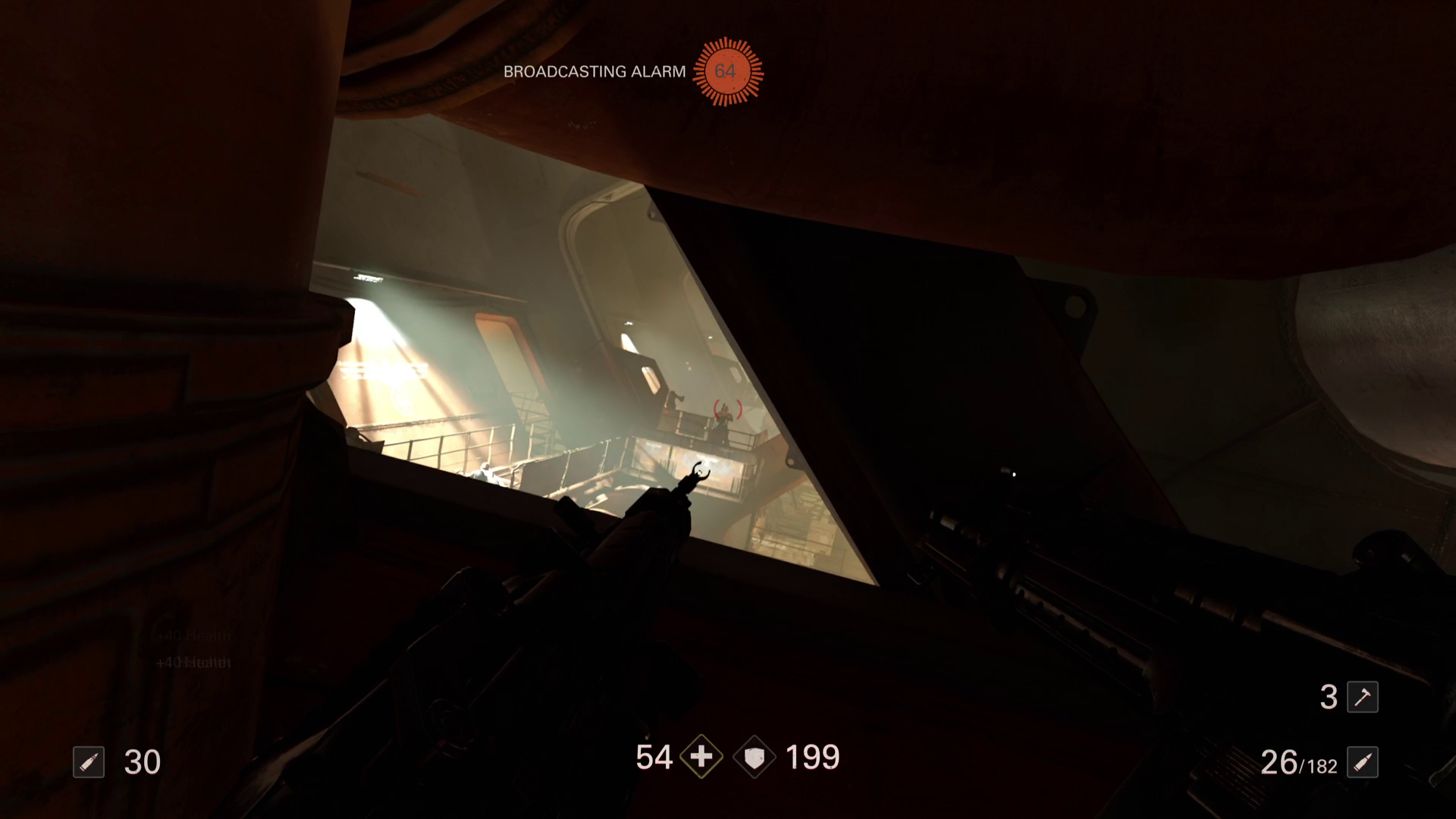 Wolfenstein The New Order Moon Base Stuck