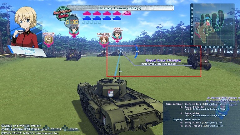 Sloped Armor Principle is the basics of battle Trophy • Girls und ...